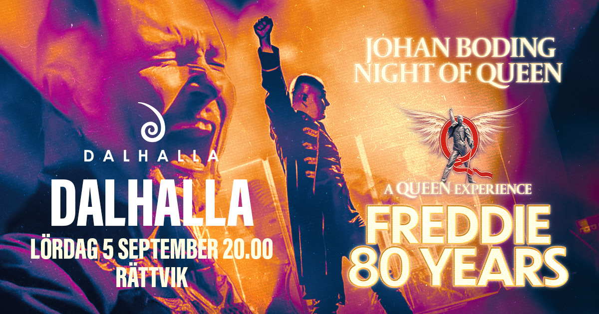 Freddie 80 Years 2026 - Dalhalla | Boka Hotellpaket - Nöjesresor.se